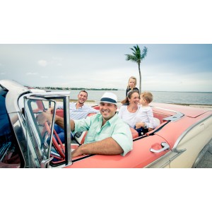 Classic Convertible Car Tour Miami Beach - City Tours of Miami Beach